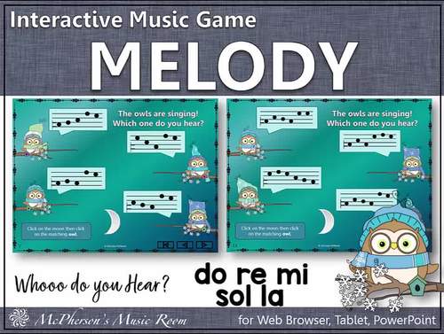 Solfege | Winter Music | Do Re Mi Sol La Interactive Melody Game {Whooo}