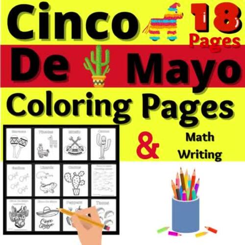 Cinco de Mayo Activities Craft Art Coloring Pages Writing Prompts Resource