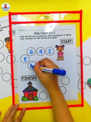 Skip Counting Maze Worksheet by The Joy in Teaching | TPT