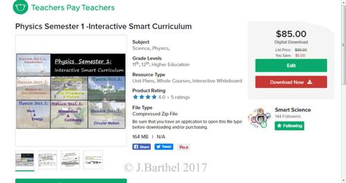 Physics Semester 1 -Interactive Smart Curriculum (Bundle) by Smart Science