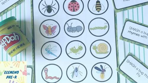 Insect Bug Smash Mat by ElemenoPreK | Teachers Pay Teachers