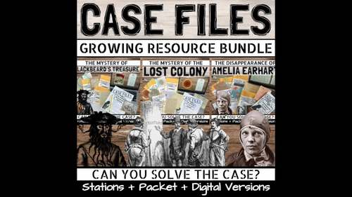 CASE FILES Bundle History's Mysteries Primary Sources Research Activities