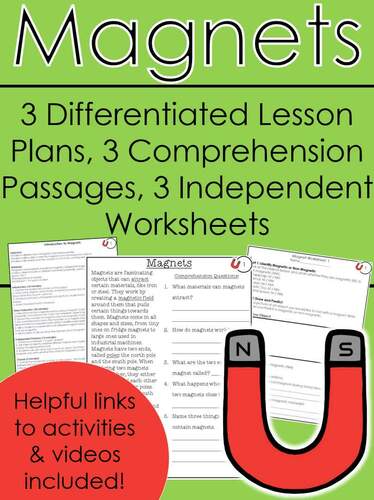 Magnetic Wonders Unit: Engaging Magnet Lessons, Worksheets, and More!