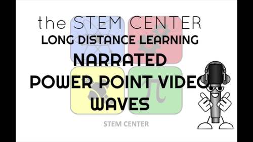Waves Distance Learning Narrated Power Point Video by The STEM Center