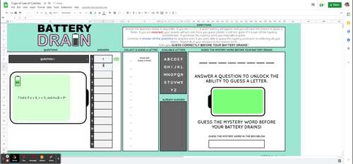 Law of Cosines Digital Self Checking Activity for Pre Calculus | TPT