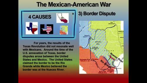 Mexican-American War - 4 causes, 4 figures, 4 events, 4 effects (23 ...