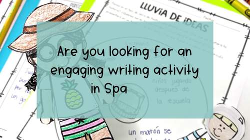 Writing a Play in Spanish - Creative writing activitiy in Spanish