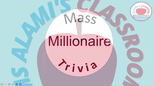 Year 5 Metric Mass Word Problems and Task Cards Millionaire Trivia