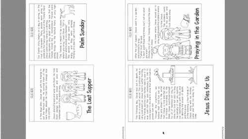 Easter and Jesus | Story Flipbook and Comprehension Questions | Print ...