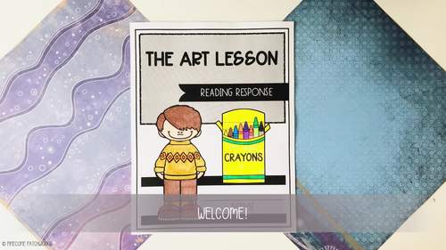 The Art Lesson by Tomie dePaola Book Companion Reading Response ...