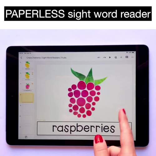 Fruit Emergent Reader | I Like Apples, Bananas – Sight Word Book for Kids