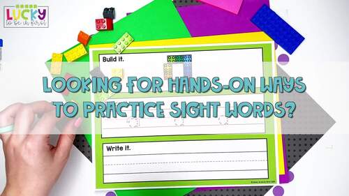 Sight Word Centers for 1st Grade | Fry Sight Word Ideas | Lego Sight Words