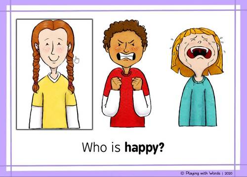 Identifying Feelings and Emotions in Pictures BOOM™ CARDS | TPT