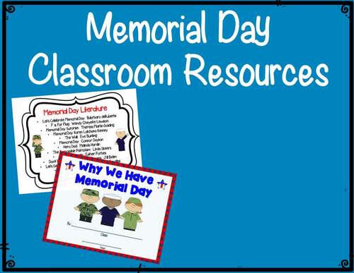Memorial Day Unit: Activities & Centers by The Teaching Scene by Maureen
