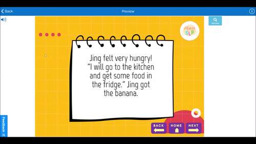 Short Stories: Three-Sentence Stories Boom Cards™ by Mau SLP | TpT