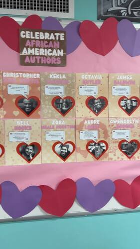 Black History Month- Famous Author Quotes- Valentine's Theme- Bulletin ...