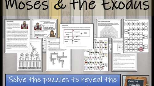 Moses and The Exodus Story Escape Room Activity by Creative Primary ...