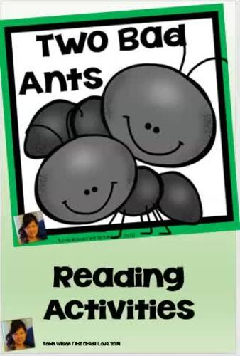 Two Bad Ants Reading Activities by Robin Wilson First Grade Love