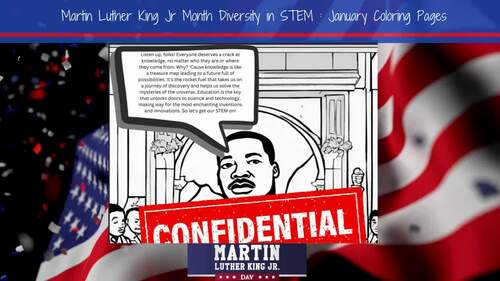 Martin Luther King Jr Month Diversity in STEM : January Activity ...