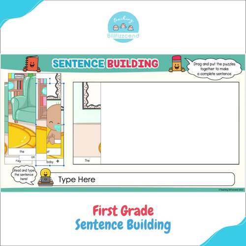 First Grade Sentence Building May by Teaching Biilfizzcend | TPT