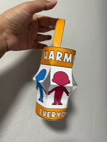 Harmony day Lantern Craft Printables Paper Art Project | Harmony Day ...