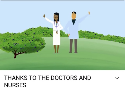 Thanks To The Doctors And Nurses - Music Video by World Music With DARIA