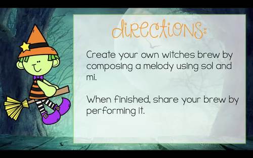 Make Your Own Witches Brew Composition Activity for so-mi by Clink ...