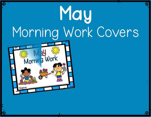 First Grade May ELA and Math Morning Work by The Teaching Scene by Maureen