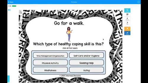 Healthy Vs. Unhealthy Coping Skills Digital Resource #1 - Distance Learning