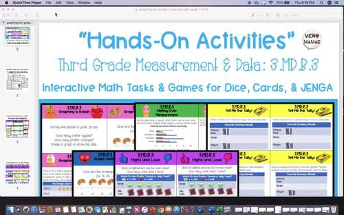 Distance Learning Grade 3 Representing and Interpreting Data-Graphing ...