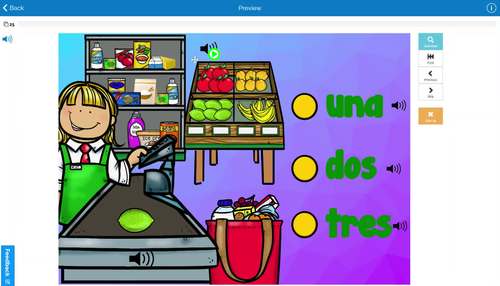 Contar Silabas Digital Task Cards | Boom Cards™ by Cloud Ten | TpT
