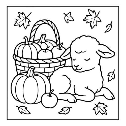 Cozy Autumn Critters | 45 Fall Animal Coloring Pages for Kids and ...