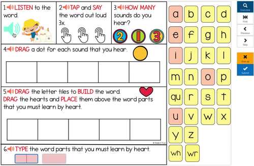 HEART WORDS | Sight Word Mapping | Science of Reading | BOOM CARDS | Set 2