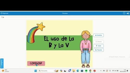 Ortografía : Uso de la B y la V Boom Cards™ by Aula Azul Recursos