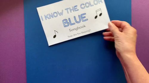 Circle Time Color Songs with Color Activity Cut & Paste Songbooks