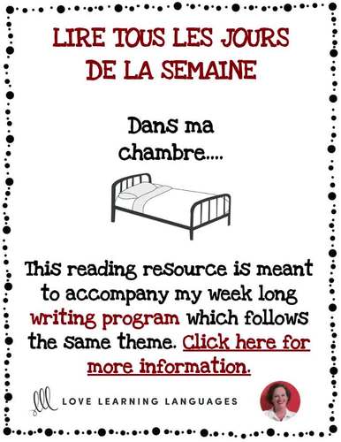 French Reading Comprehension Worksheets and Exercises - Dans ma chambre...