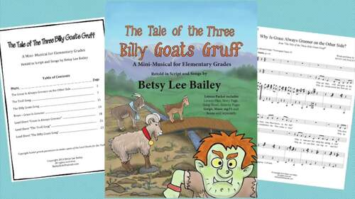 The Tale of The Three Billy Goats Gruff - Lesson Plans by Bailey Kids ...