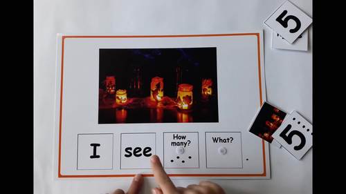 Halloween Vocabulary Picture Cards Activities Worksheets with Visuals ...