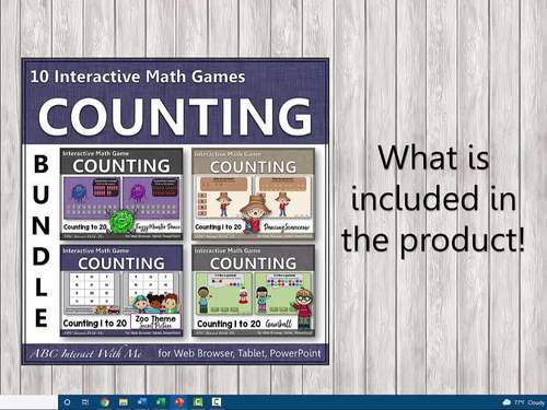 Counting to 20 Number Sense Interactive Math Games {Mega Bundle}