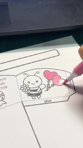 Mother’s Day Basket Craft Coloring pages Art Paper Activity Printable