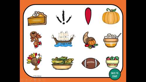 Thanksgiving Wheelchair Movement Game | TpT