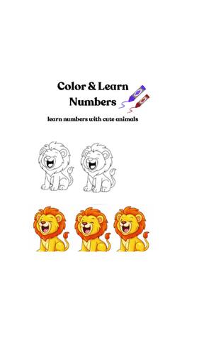 Fun Numbers Coloring: 1 to 10 with Animals & Food | A4 Printable Kids ...
