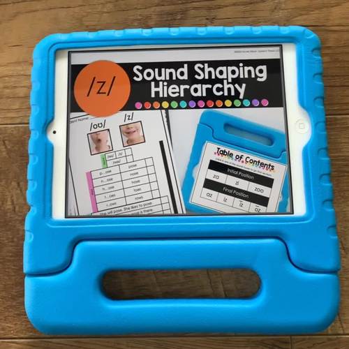 The Z Sound Shaping Hierarchy Curriculum by Nicole Allison | TpT