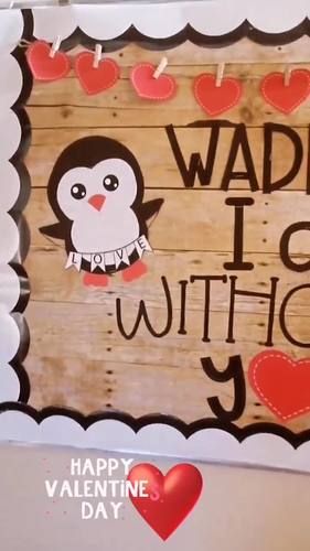 EDITABLE Valentine's Day Bulletin Board -- Valentine's name craft