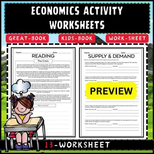 All for Economics Activity Worksheets for student's printable | TPT