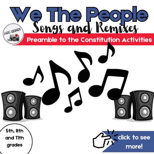 Preamble Constitution Day Activities Handwriting Cursive Print Tracing ...