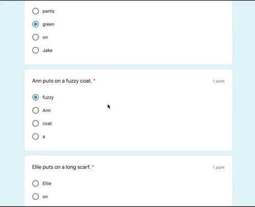 8 Parts of Speech Google Form Assessment Bundle by Primary Library