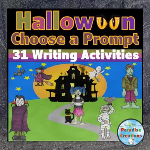 Halloween Writing Activities by Paradise Creations | TPT