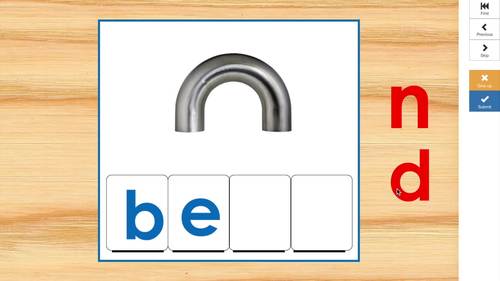 nd ft Blends Unscramble Montessori Blue Language Boom Cards DL | TPT