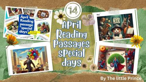 April Activities | Reading special days, Autism Awareness Day, Fools ...